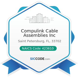 Compulink Cable Assemblies Inc - ZIP 33702