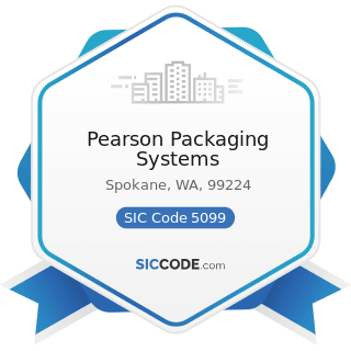 Pearson Packaging Systems - ZIP 99224, NAICS 423990