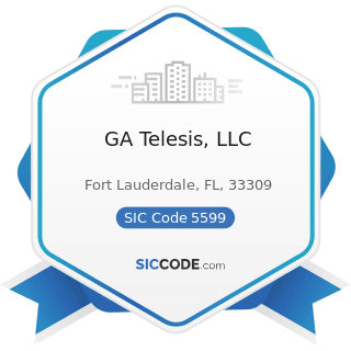 GA Telesis, LLC - ZIP 33309, NAICS 441228, SIC 5599