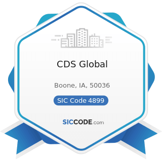 CDS Global - ZIP 50036, NAICS 517919, SIC 4899