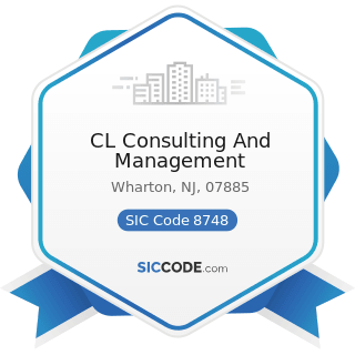 CL Consulting And Management - ZIP 07885, NAICS 541618