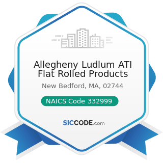 Allegheny Ludlum ATI Flat Rolled... - ZIP 02744
