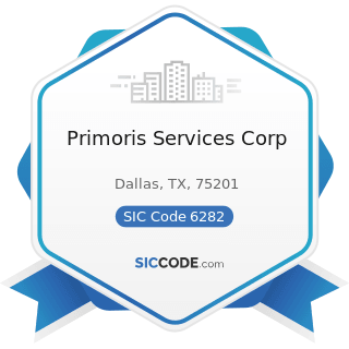Primoris Services Corp - ZIP 75201, NAICS 523930